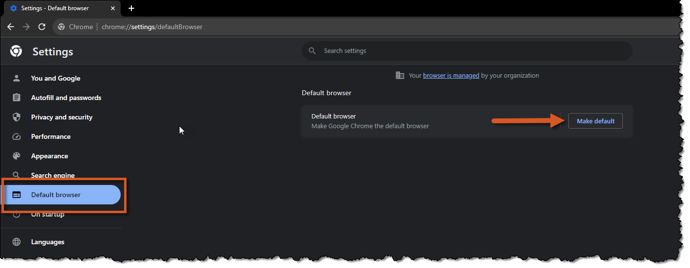 Set Google Chrome as the Default Web Browser – Jobba Support Center